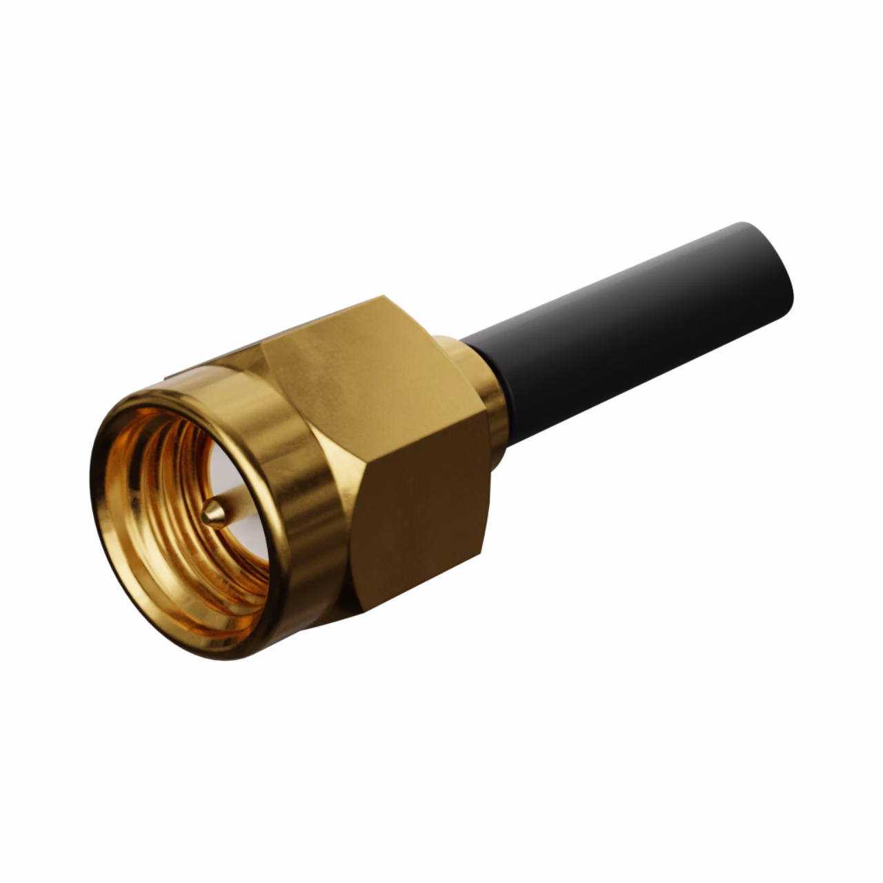 SMA Plug, Straight, Solder, RG-402 (.141