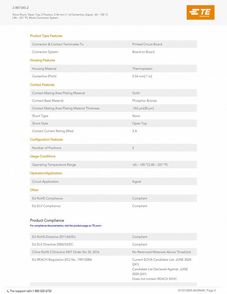 2-881545-2 technical document page 2