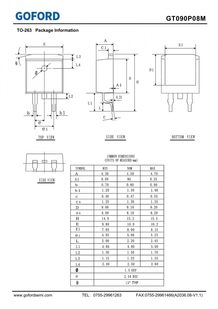 GT090P08M datasheet page 6