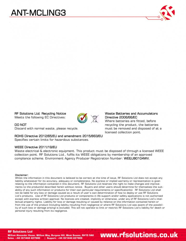 ANT-MCLING3-N technical document page 2