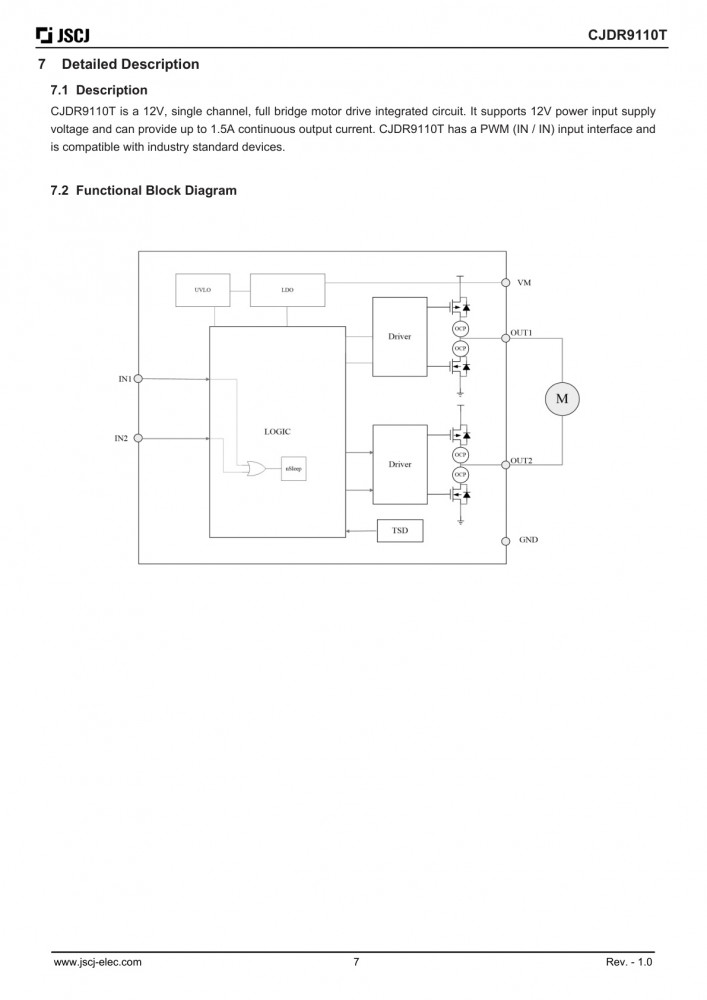 CJDR9110T datasheet page 7