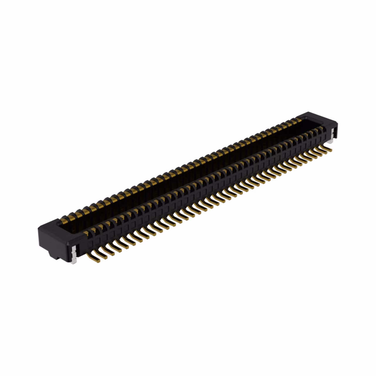 SlimStack Board-to-Board Plug, 0.40mm Pitch, J-Bend Series, 0.20µm Gold (Au) Plating, 1.50 or 1.80mm Mated Height, 3.40 or 4.20mm Mated Width, 80 Circuits for sale