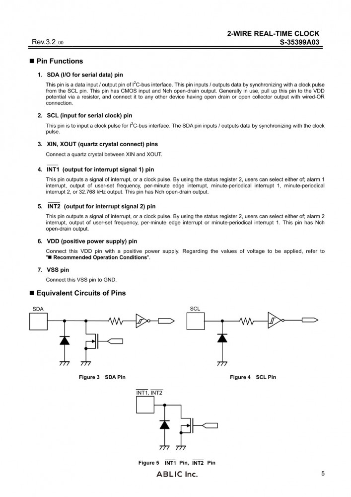 S-35399A03 datasheet page 5
