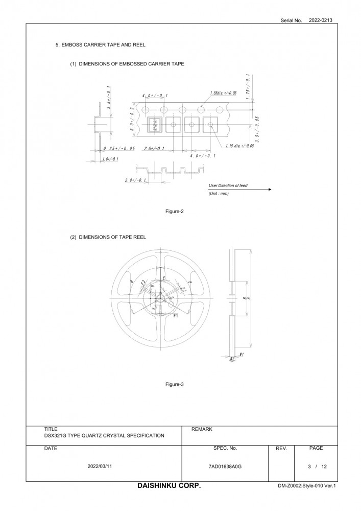 KDS 7AD01638A0G specification page 4