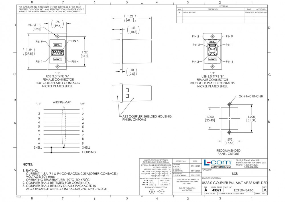 ECF504-3AB-S technical document page
