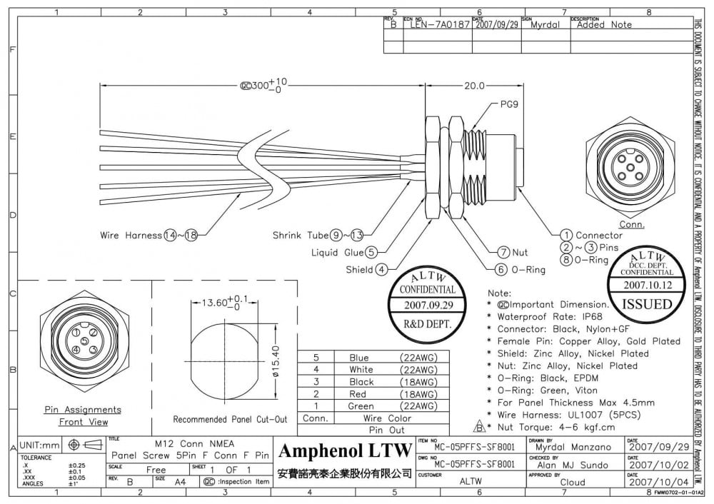 MC-05PFFS-SF8001 technical drawing preview