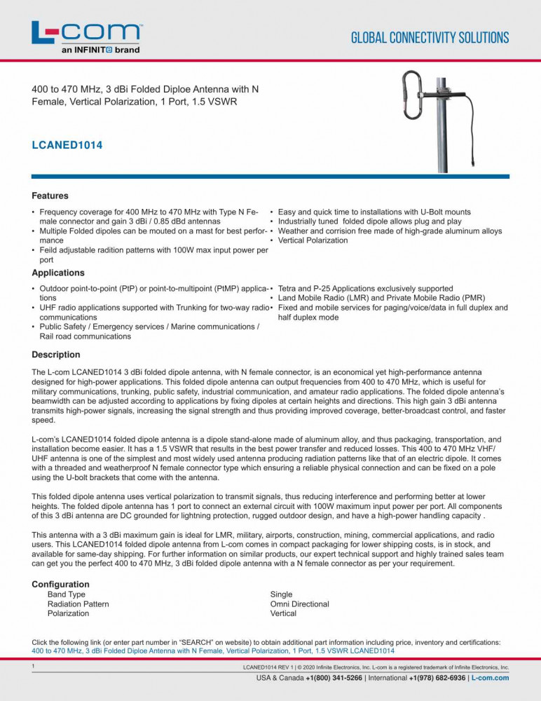 LCANED1014 datasheet page 1
