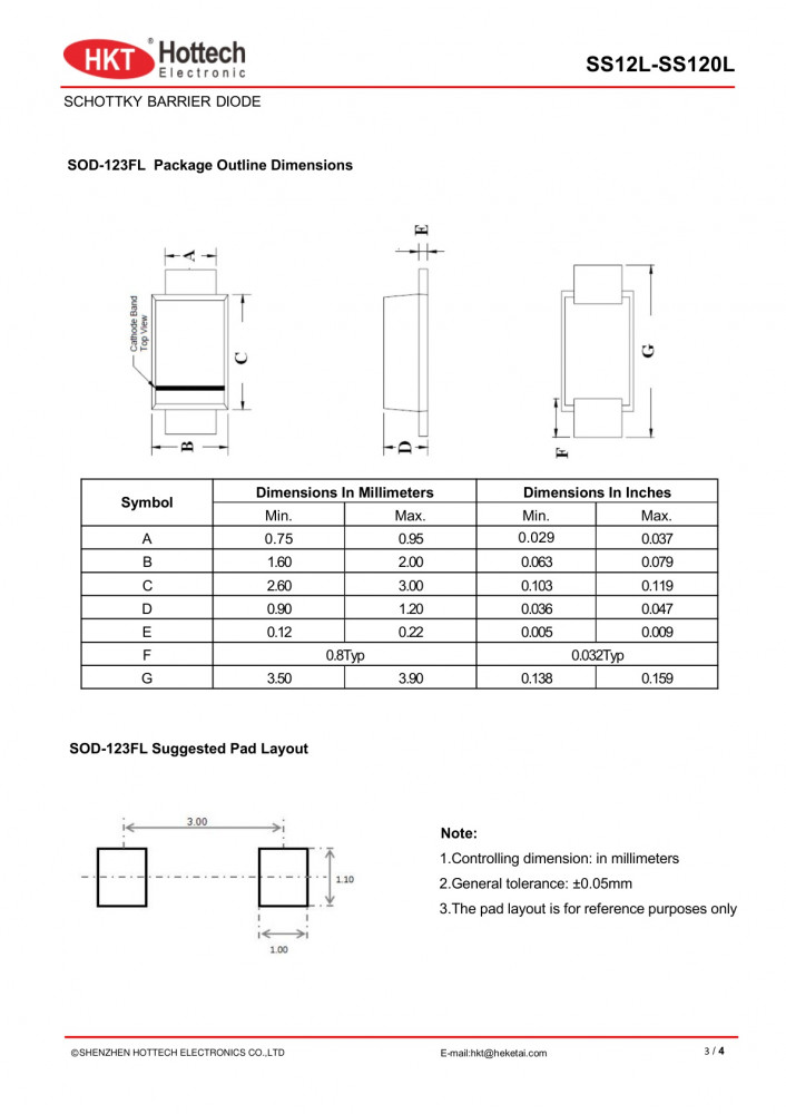 SS14L datasheet page 3