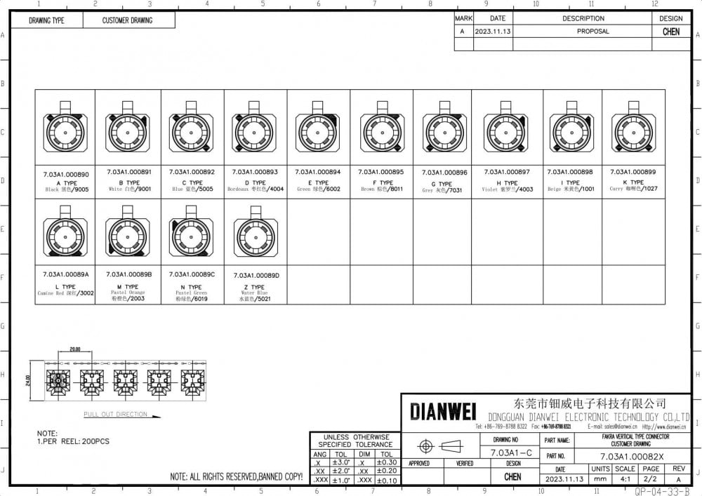 DIANWEI 7.03A1.000824 specification page 3