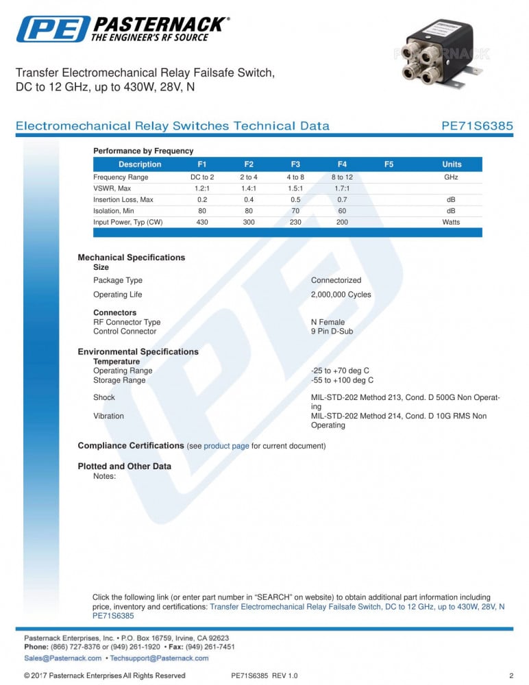 PE71S6385 datasheet page 2