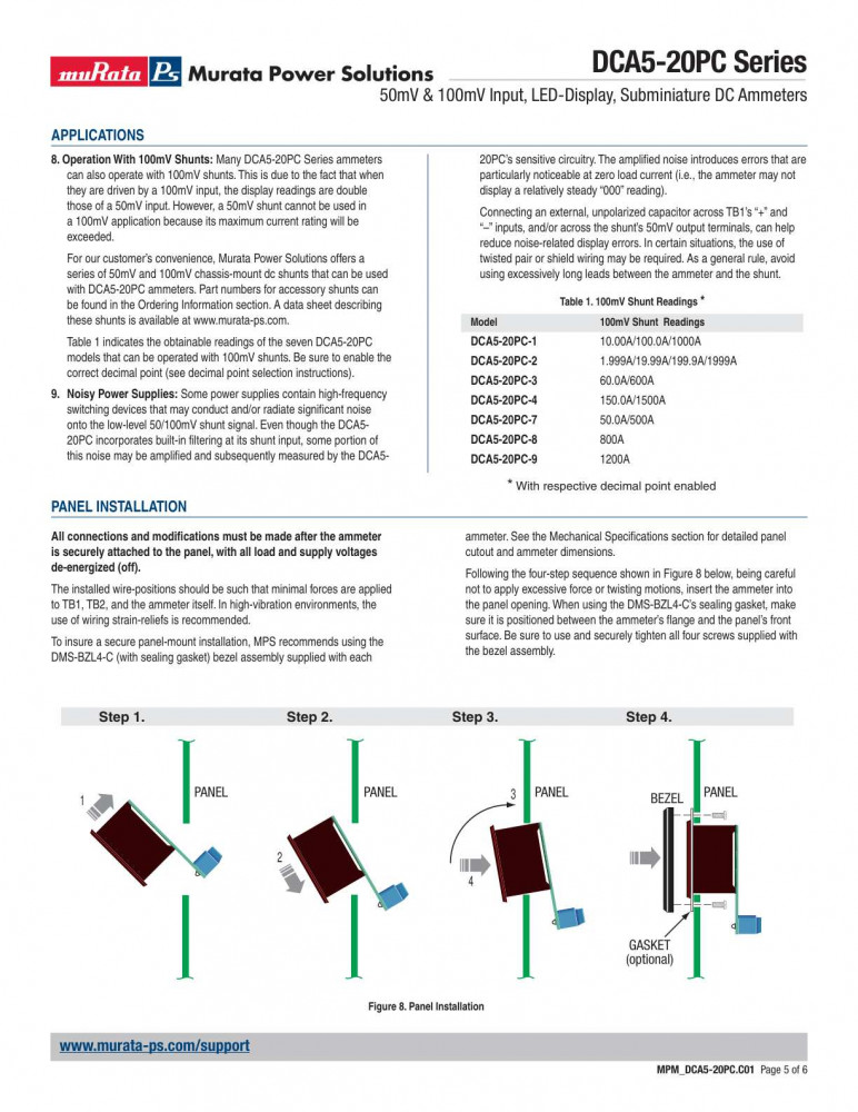 DCA5-20PC technical document page 5