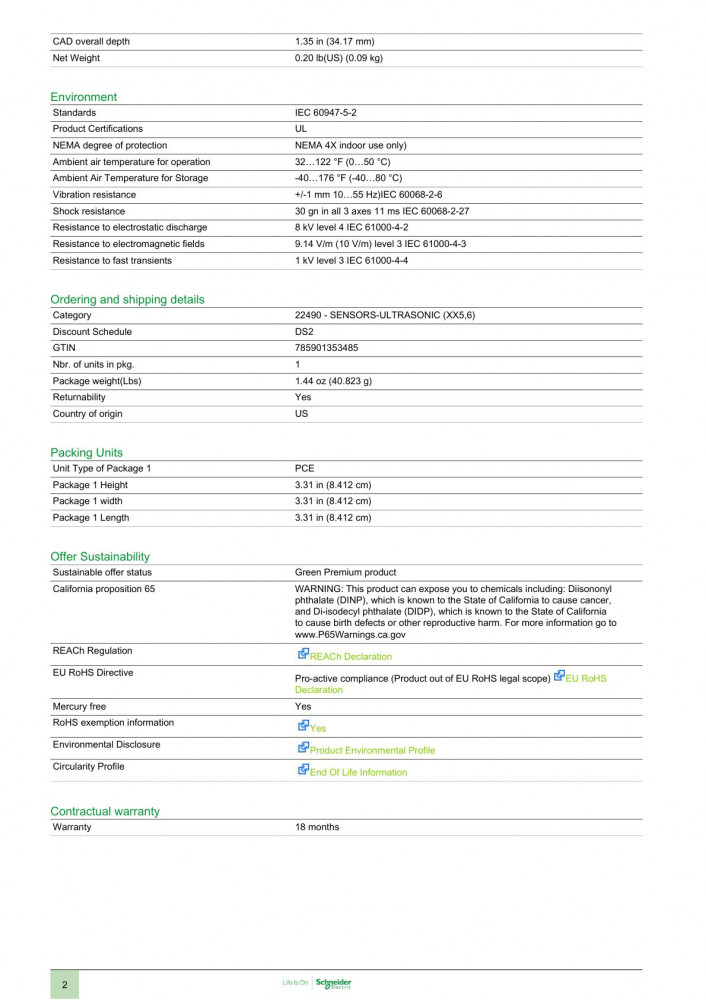 XX930A1A6M12 technical document page 2