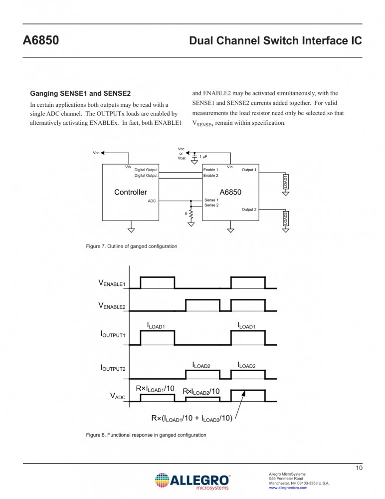 A6850 datasheet page 10