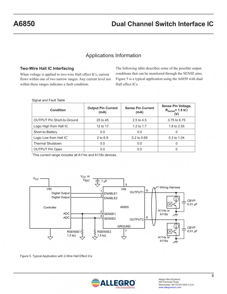 A6850 datasheet page 8