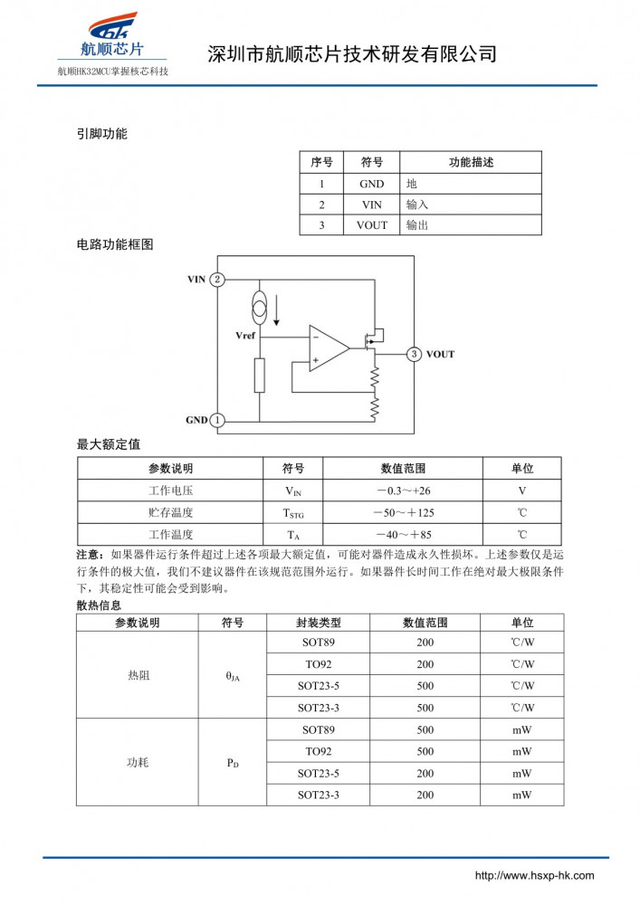 HK7540B datasheet page 2