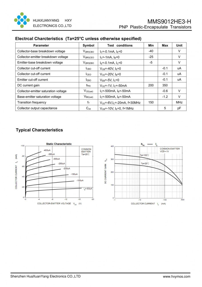 MMS9012HE3-H-HXY datasheet page 2