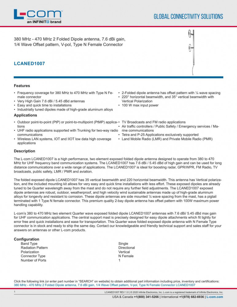LCANED1007 technical document page 1