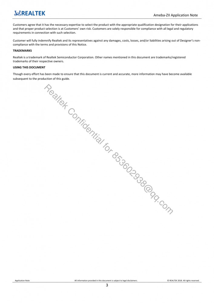 Ameba-ZII DEV manual page 3