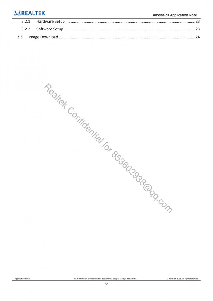 Ameba-ZII DEV manual page 6