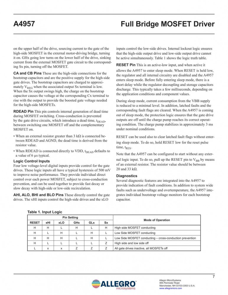 A4957SESTR-T datasheet page 7