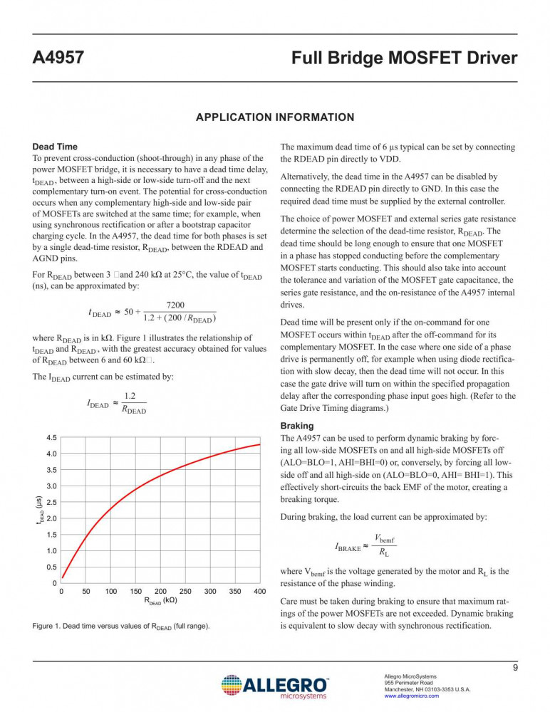 A4957SESTR-T datasheet page 9