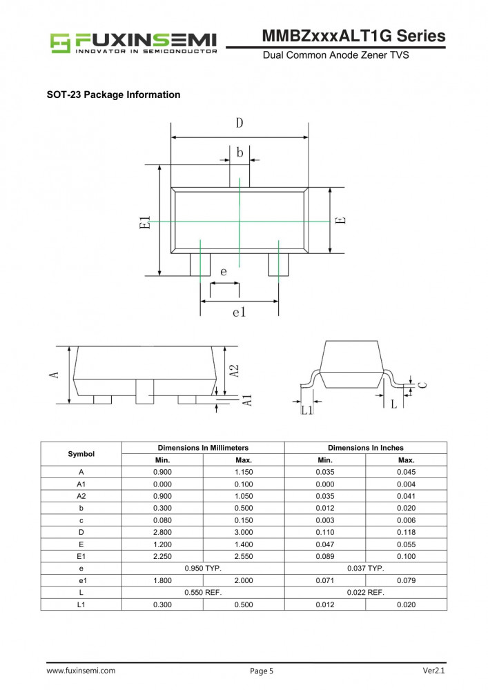 MMBZ5V6ALT1G datasheet page 5