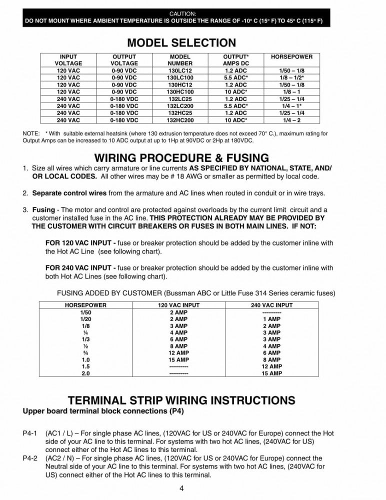 132HC200 manual page 6