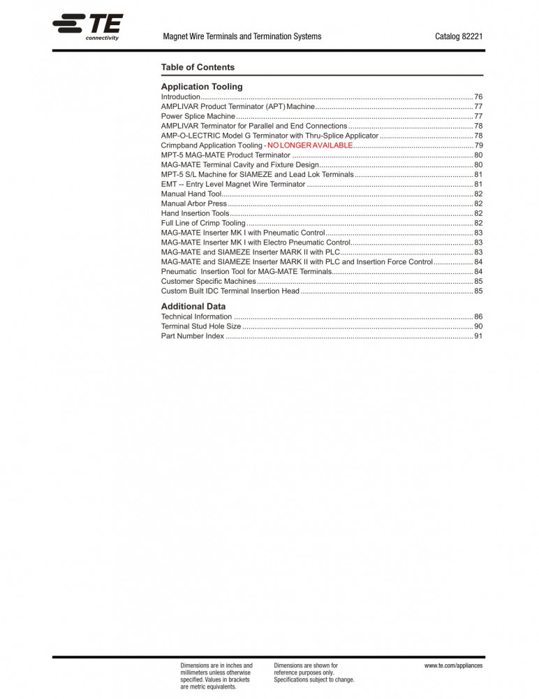 TE MAG-MATE documentation page 4