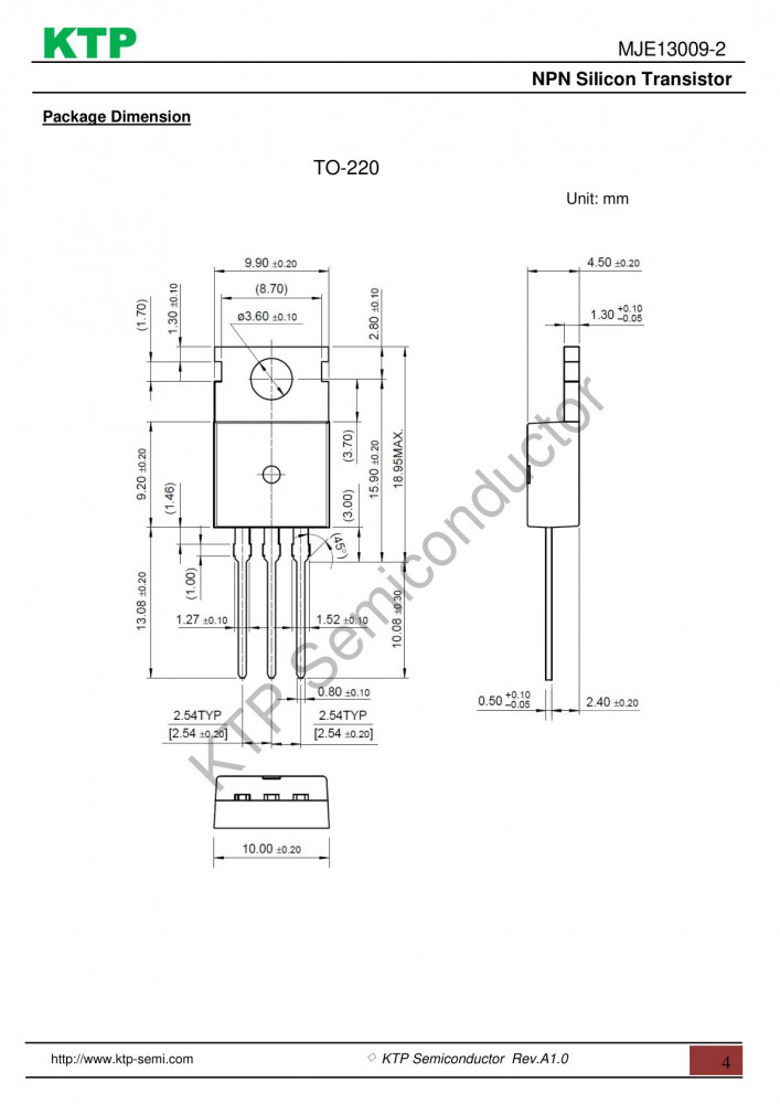 MJE13009-2 datasheet page 4