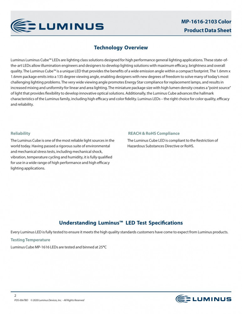 Supplied LED document page 2