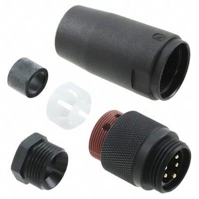 Alpha Wire SPL001W BK032 Circular Connector Assembly