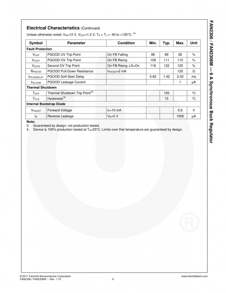 FAN2306 datasheet page 7