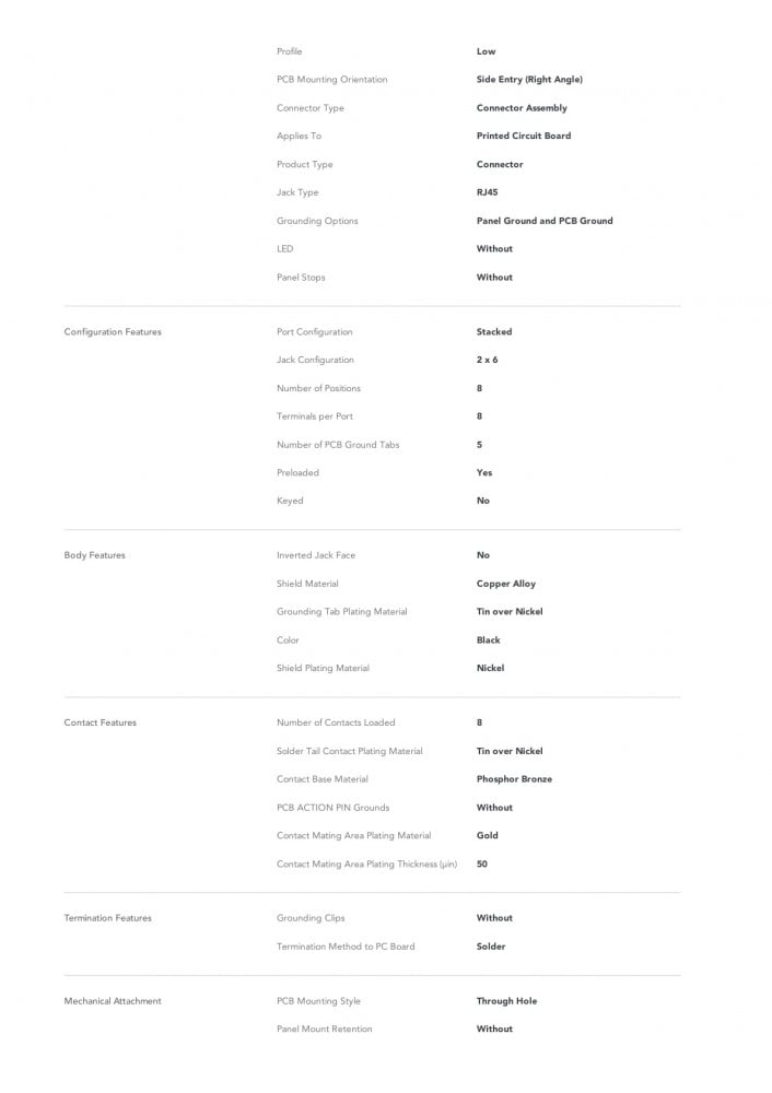 TE Connectivity 6116000-1 technical document page 2