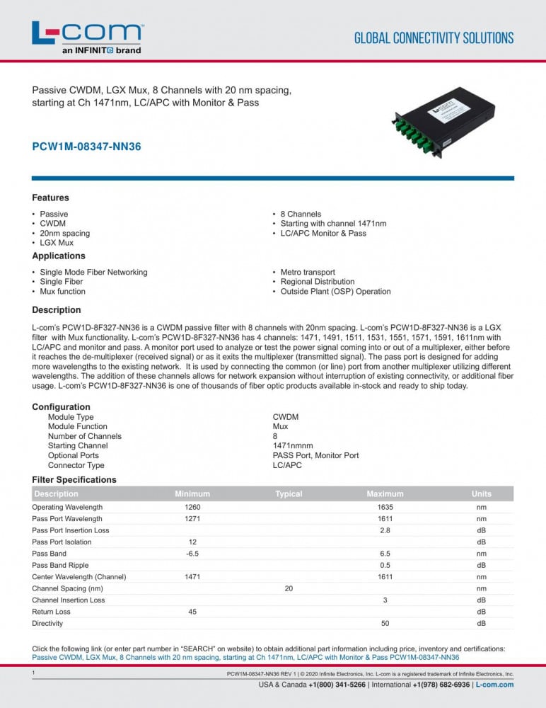 PCW1M-08347-NN36 technical document page 1