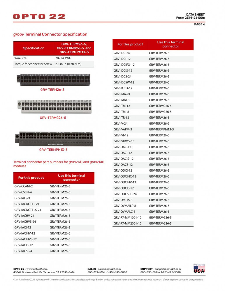 Technical document page 6