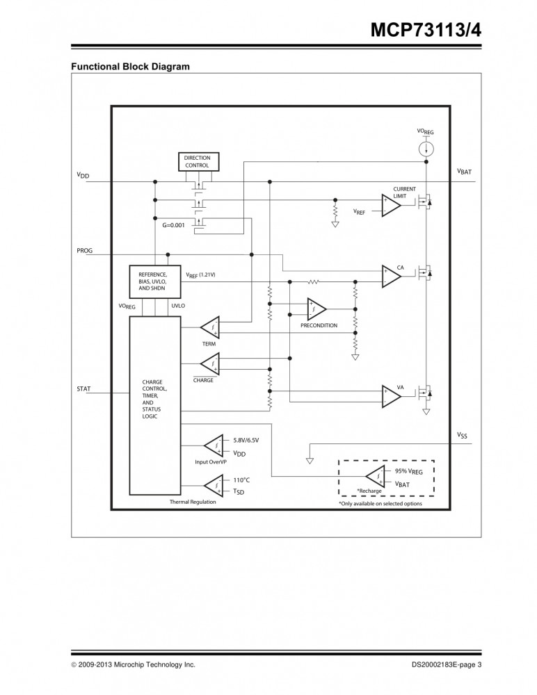 MCP73113-16SI/MF datasheet page 3