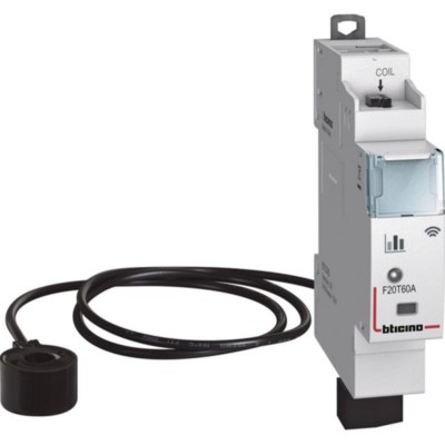 Btdin With Netatmo - Connected 1ph energy meter emdx3 - 1 closed current transformer up to 80A - 1 module - DIN rail mounting for sale