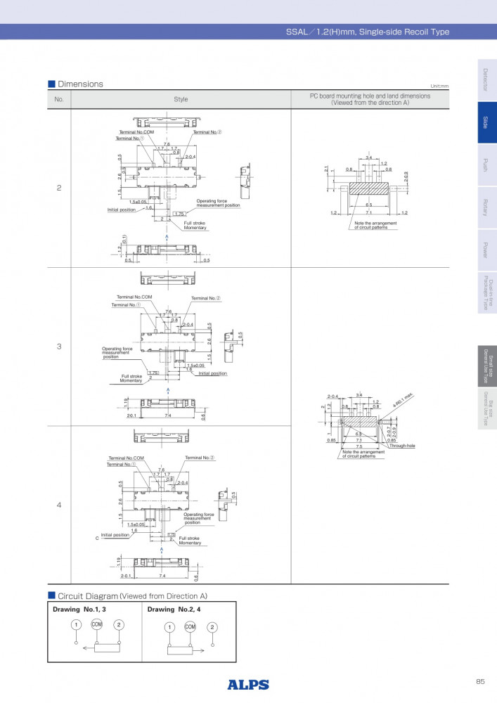SSAL120100 technical document page 2