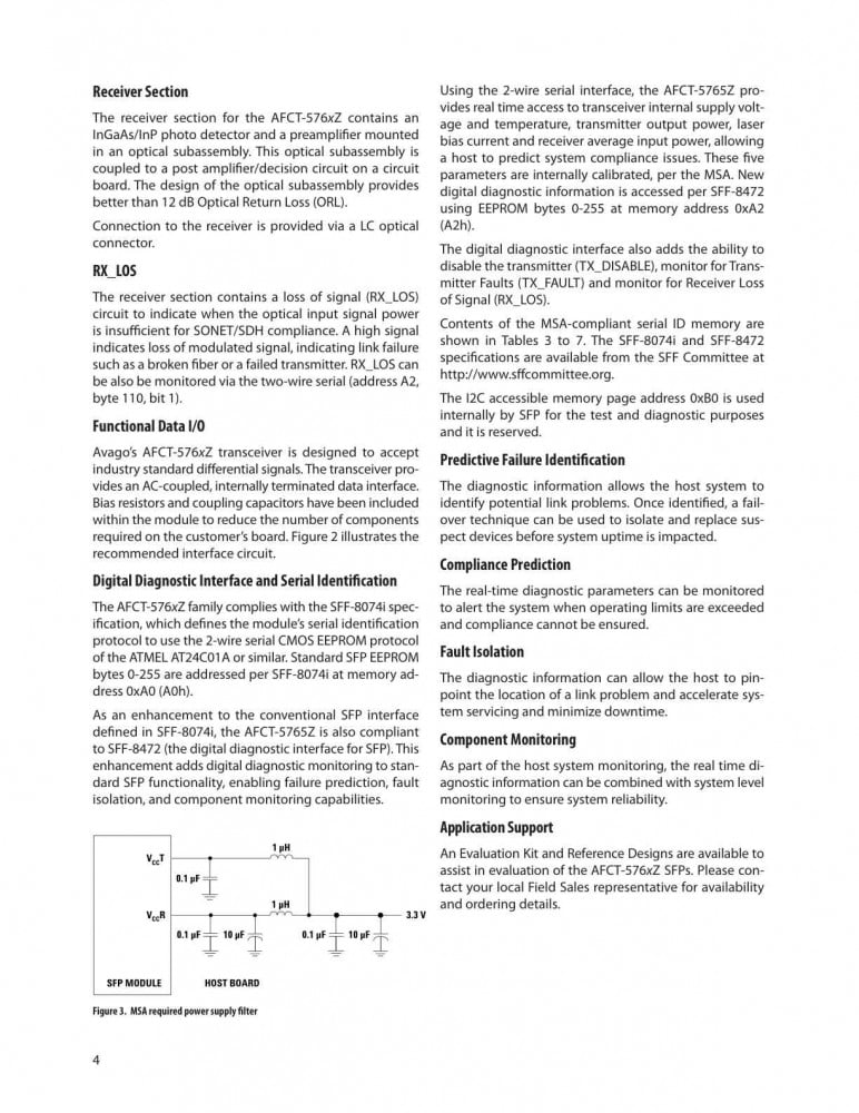 AFCT-5760TPZ datasheet page 4
