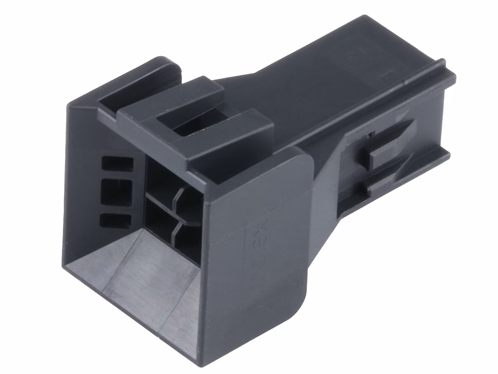Nano-Fit BMI Plug Housing, TPA Capable, 2.50mm Pitch, Dual Row, 4 Circuits, Black, Glow-Wire Capable for sale