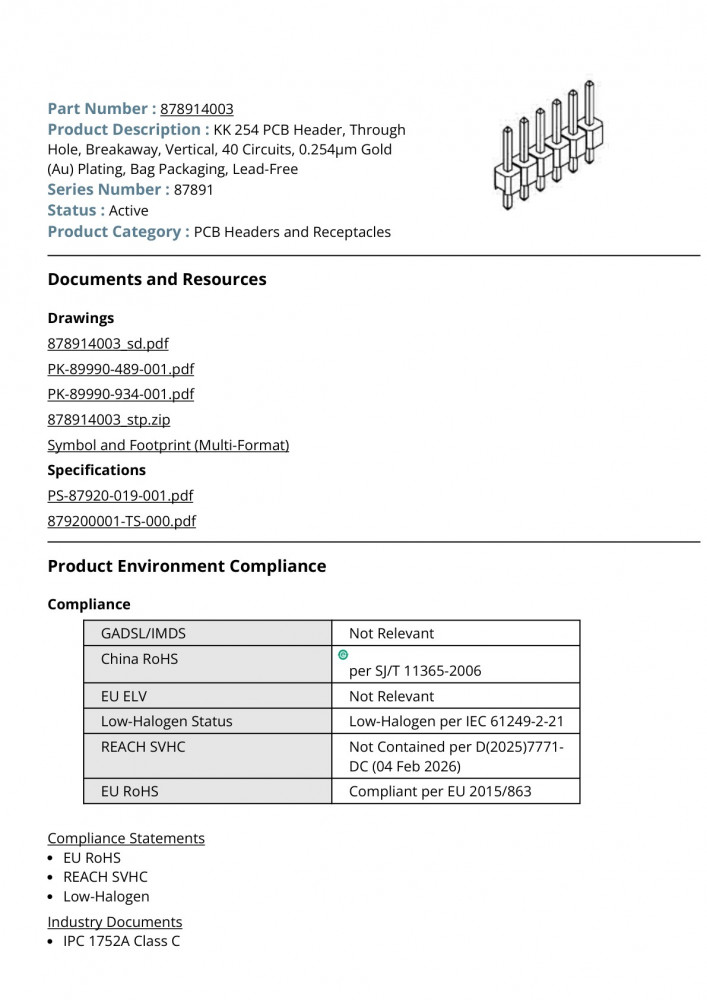 878914003 technical document preview, page 1