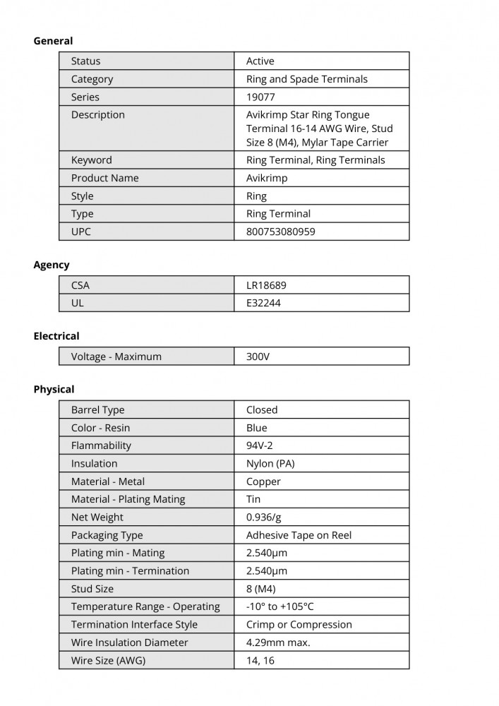 190770018 product document preview, page 2