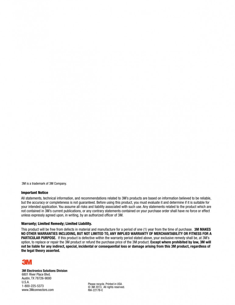 3M MetPak MP2 inclination tolerance reference