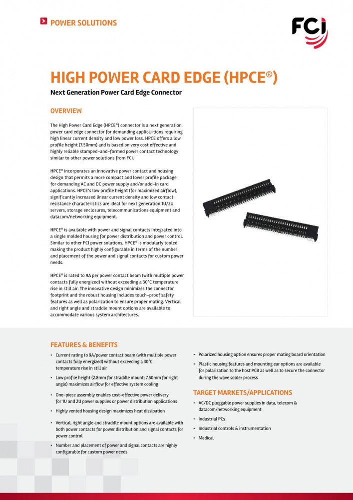 Amphenol HPCE technical document page 1