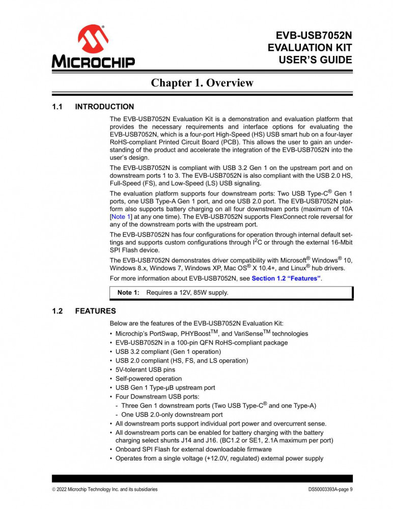 Evaluation kit guide page 9
