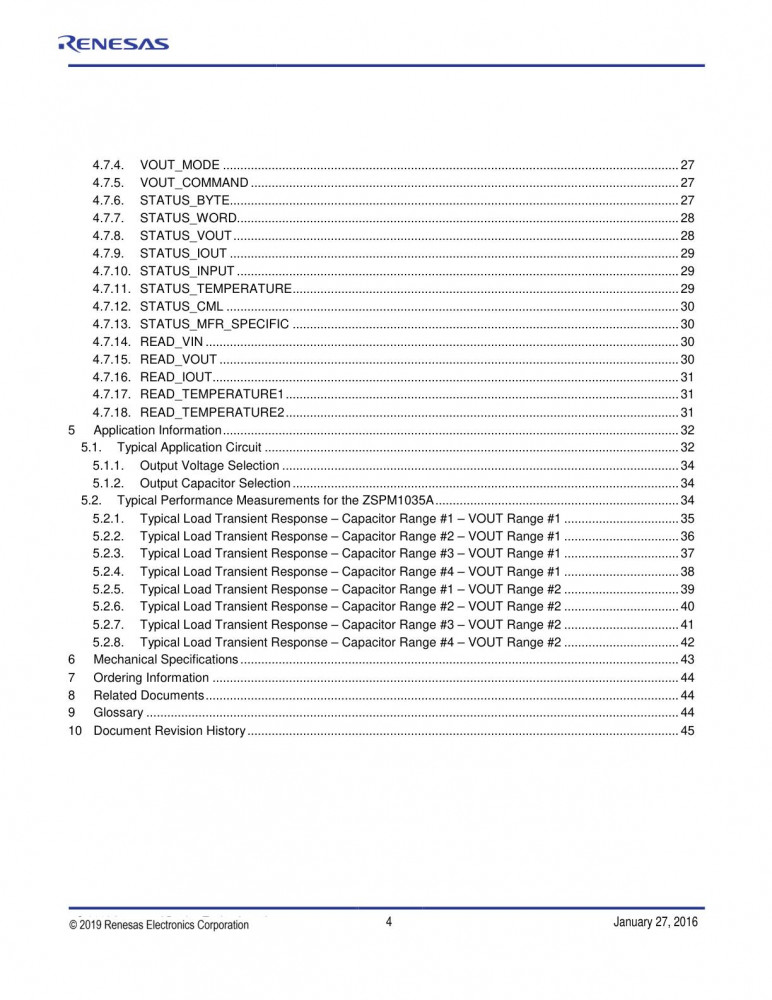 ZSPM1035A datasheet page 4