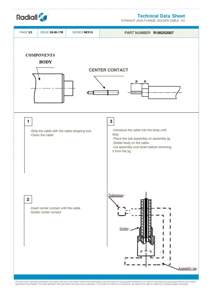Radiall R180252007 NEX10 datasheet page 3