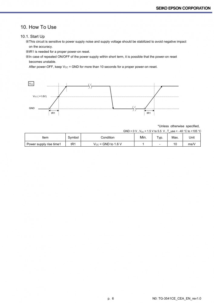 TG-3541CE datasheet page 7