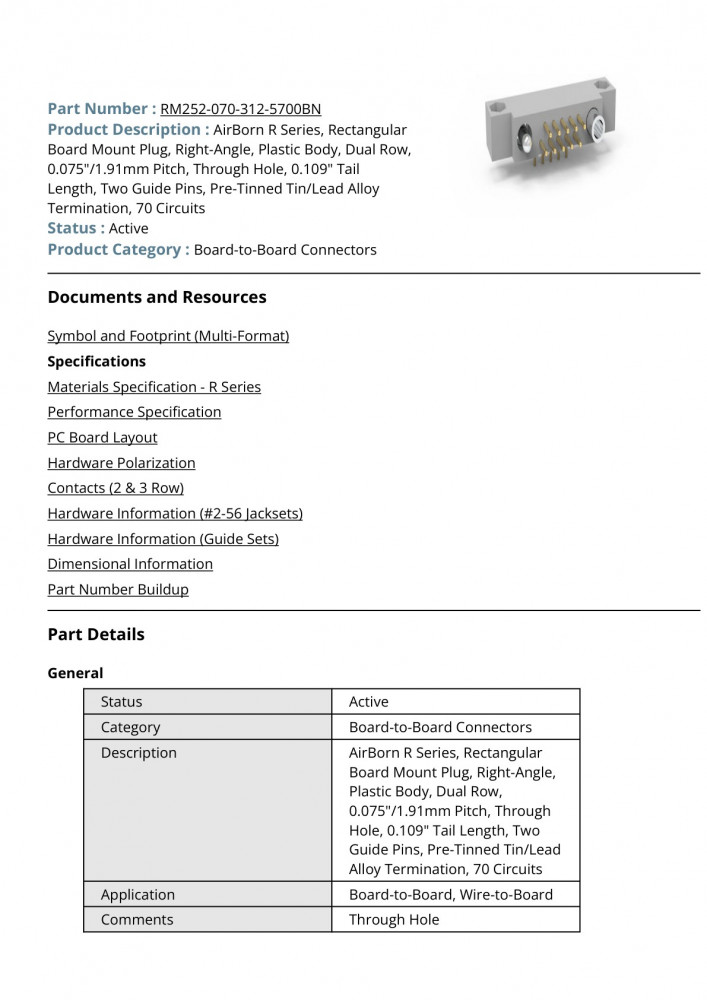 RM252-070-312-5700BN technical document image 1