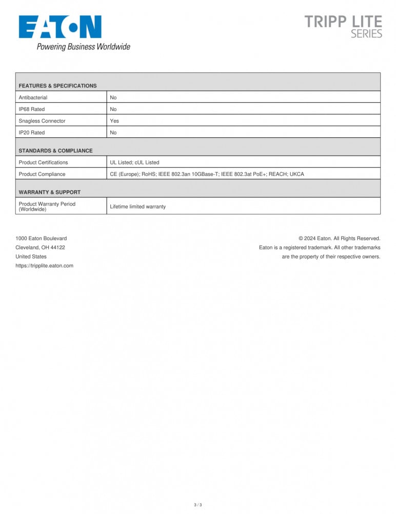 EATON N201-002-WH technical document page 3